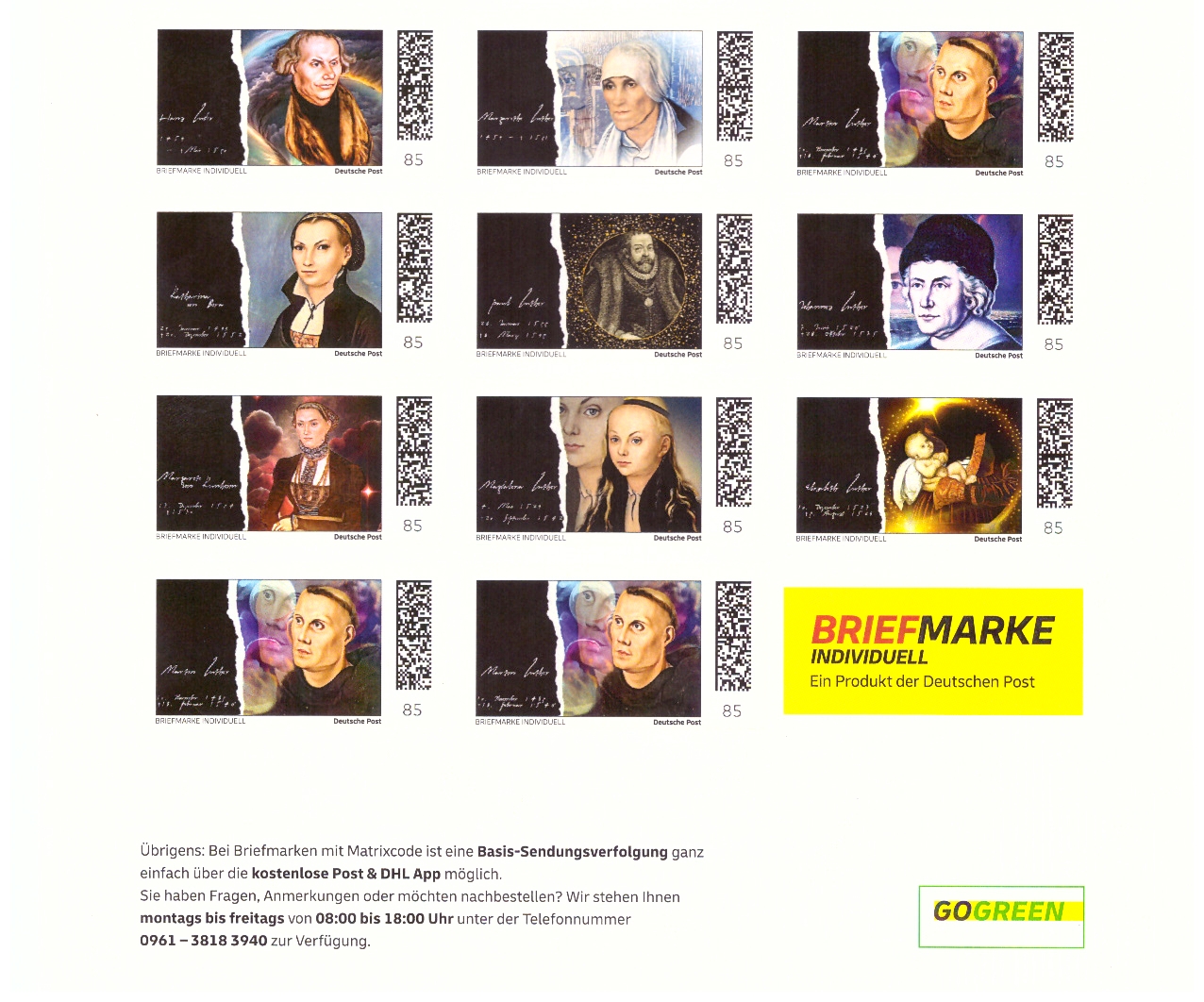 Dr. Martin Luther in der Philatelie - Luthers Familie